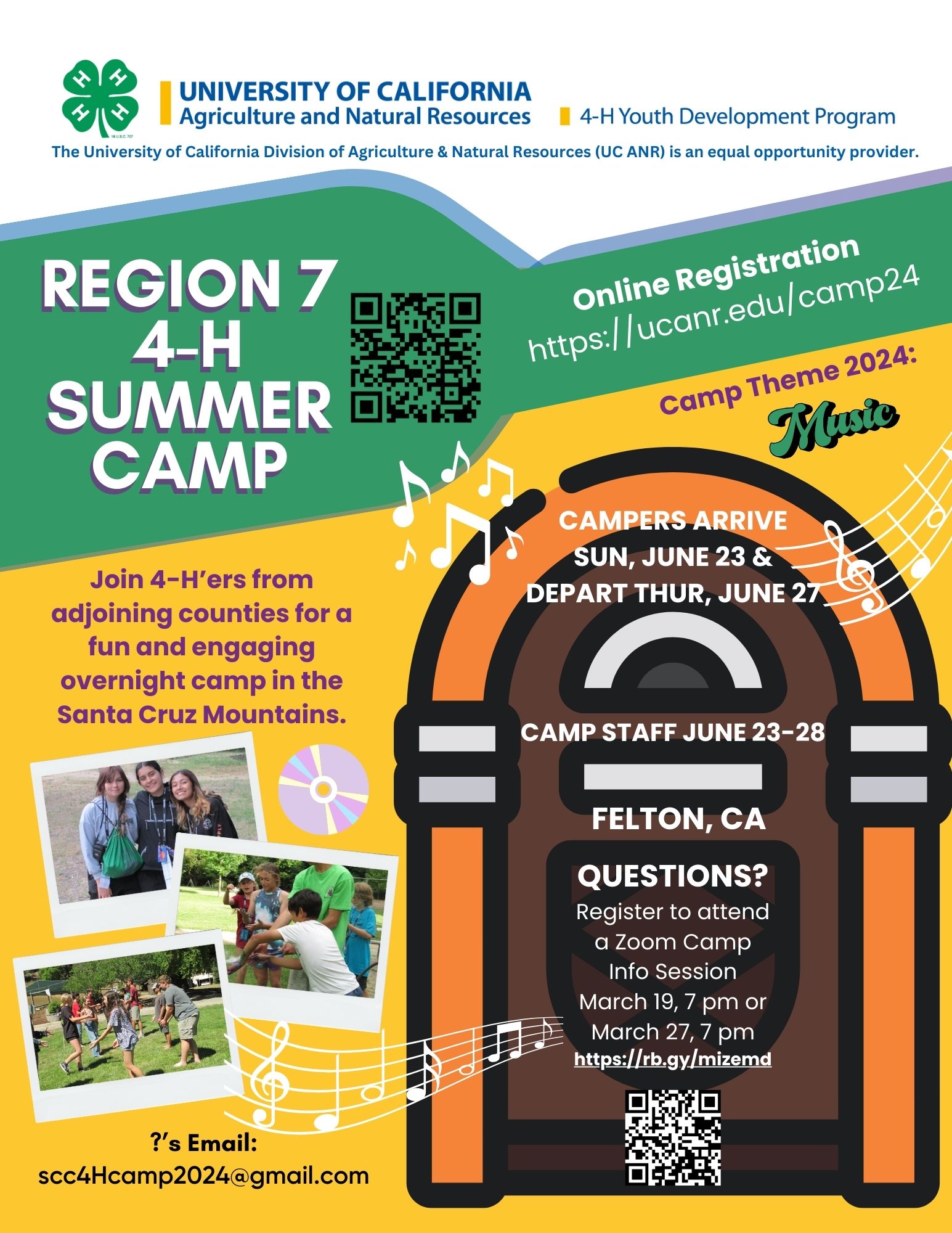 4-H Summer Camp in Felton | UC Agriculture and Natural Resources