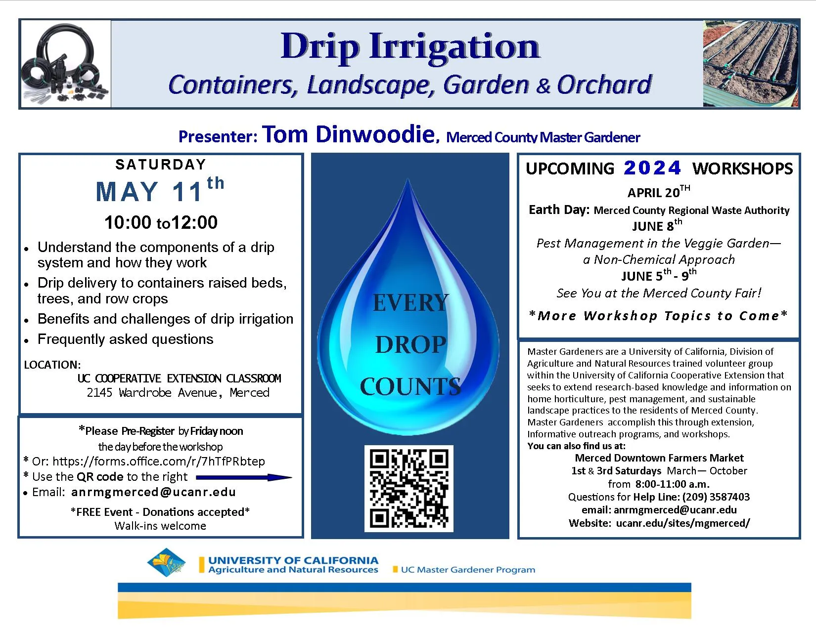 Drip Irrigation: Containers- Landscape- Garden- & Orchard | UC Master ...
