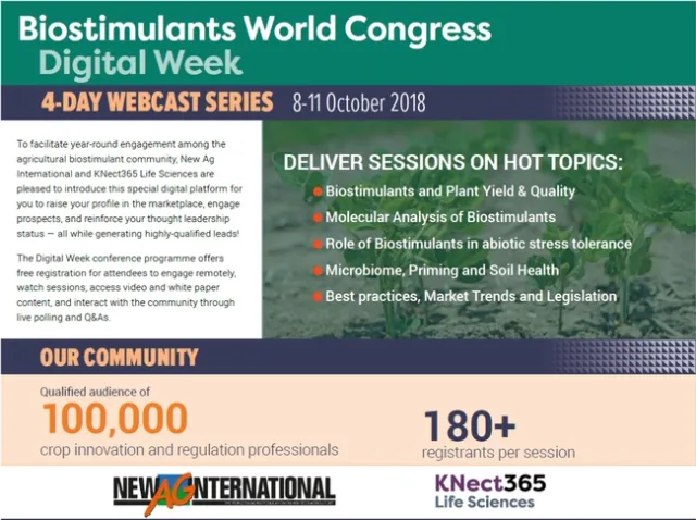 Biostimulant World Congress Webcast Series | Integrated Web Platform