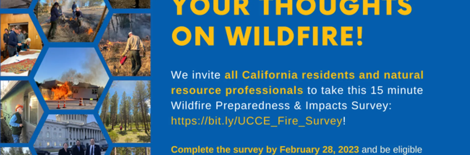New Fire Advisor's Share Needs Assessment Survey | UC Agriculture and ...