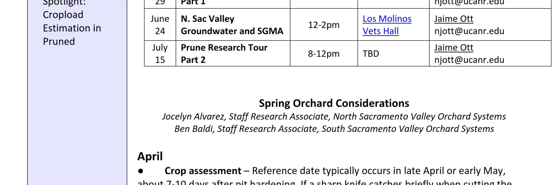 UCCE Sacramento Valley Orchards Prune Newsletter - Spring 2025 | UC ...