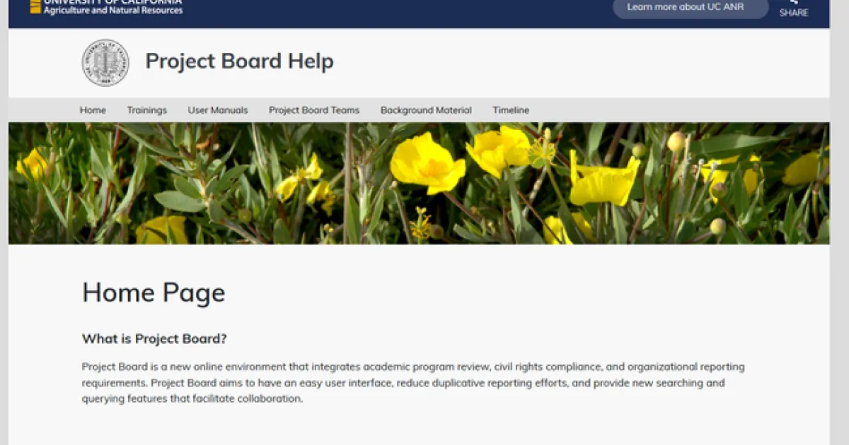 New Sitebuilder designs from ANR Web Refresh project applied on Project ...
