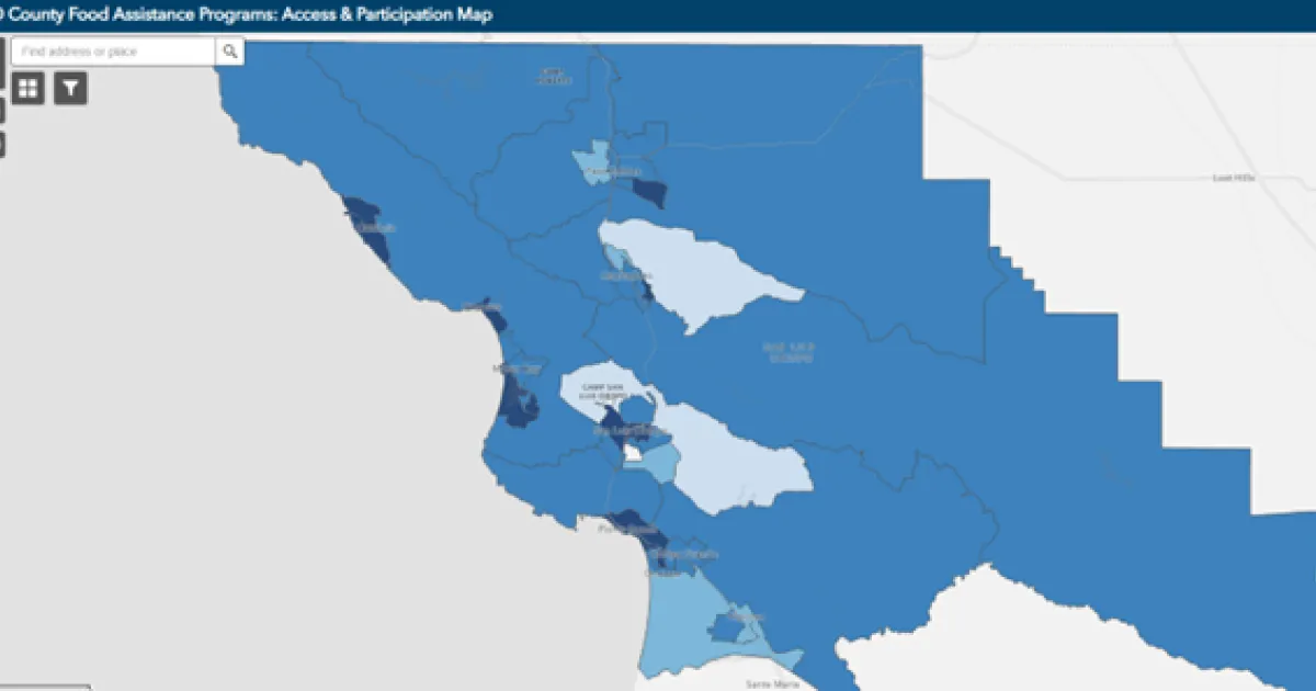 Putting SLO County Food Access on the Map | UC Agriculture and Natural ...