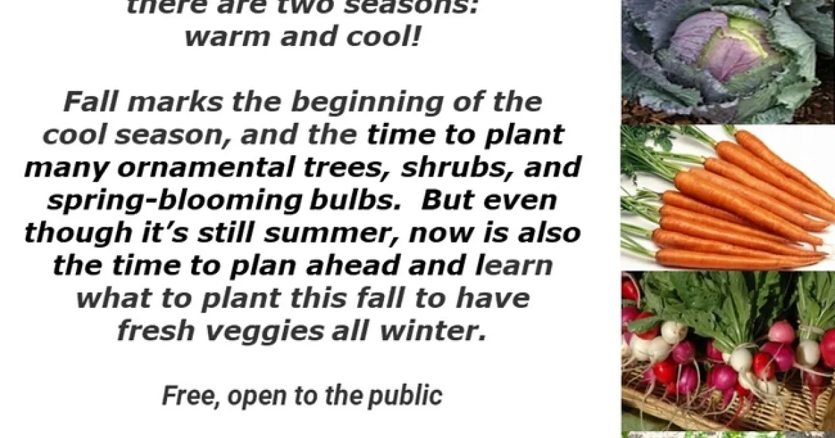Fall into Action: Prep Your SoCal Garden for Cooler Months | UC ...