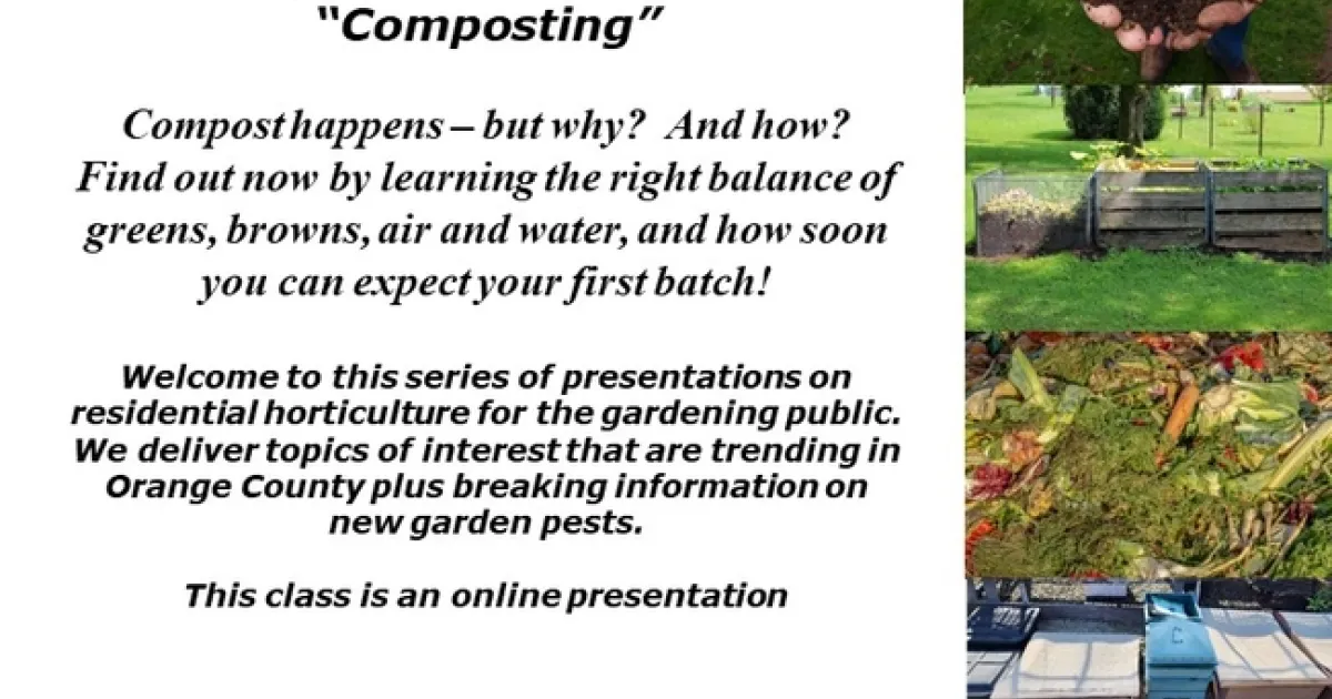 Discover Composting Magic – Register for Our Event! | UC Agriculture ...