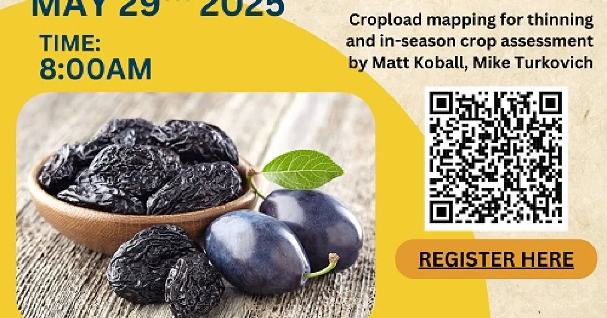 UC Cooperative Extension Prune Research Tour Part 1 Registration Flyer ...